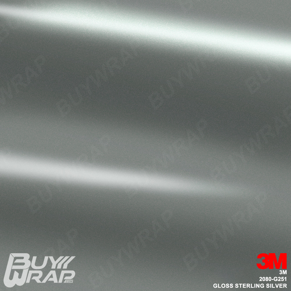 Gloss Sterling Silver - 3M | BuyWrap.com