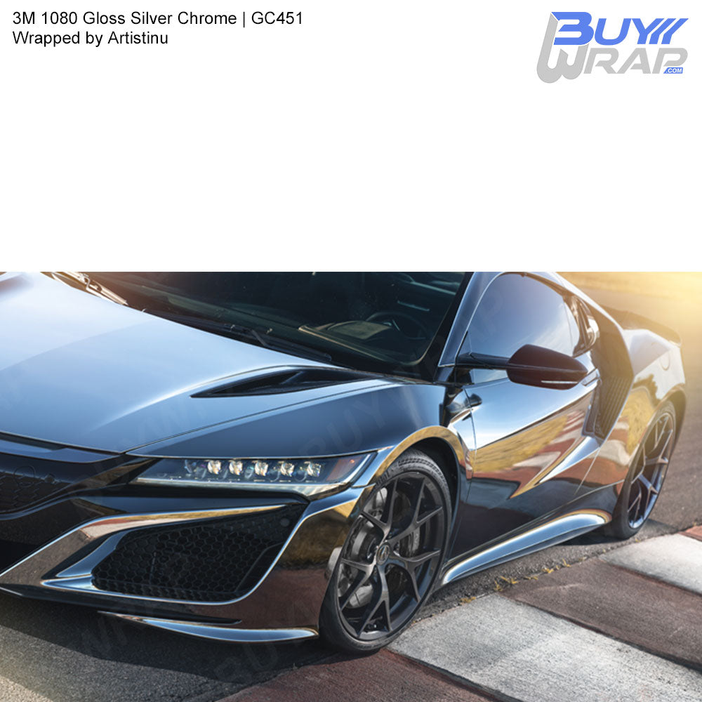 Gloss Silver Chrome - 3M | BuyWrap.com