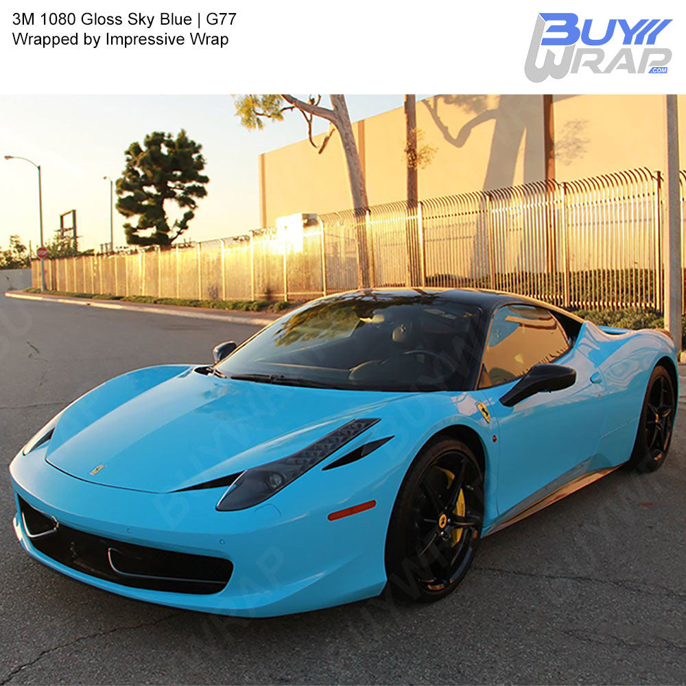 Gloss Sky Blue - 3M | BuyWrap.com