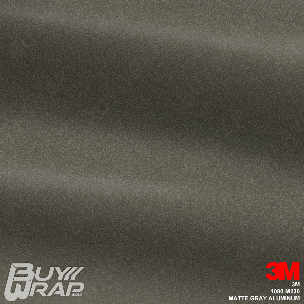 3m Matte Grey Aluminum