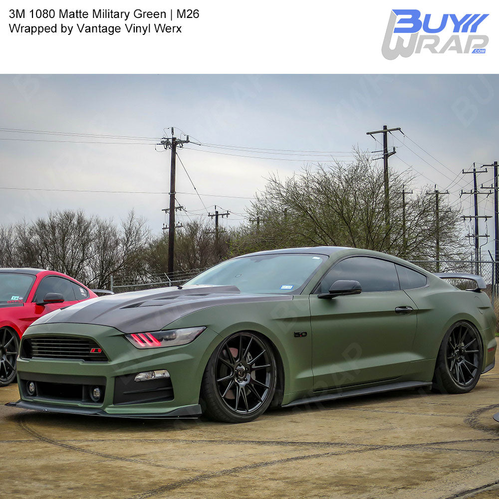 Matte Military Green - 3M | BuyWrap.com