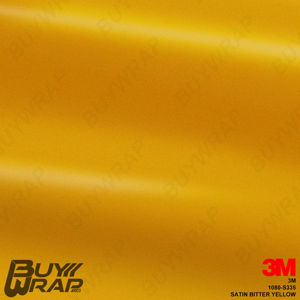 Satin Bitter Yellow - 3M | BuyWrap.com