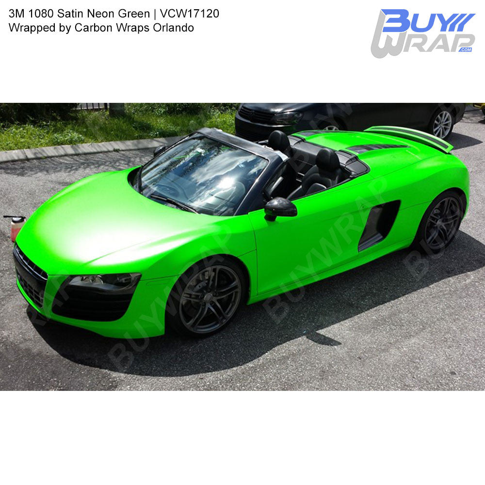 Satin Neon Green - 3M | BuyWrap.com