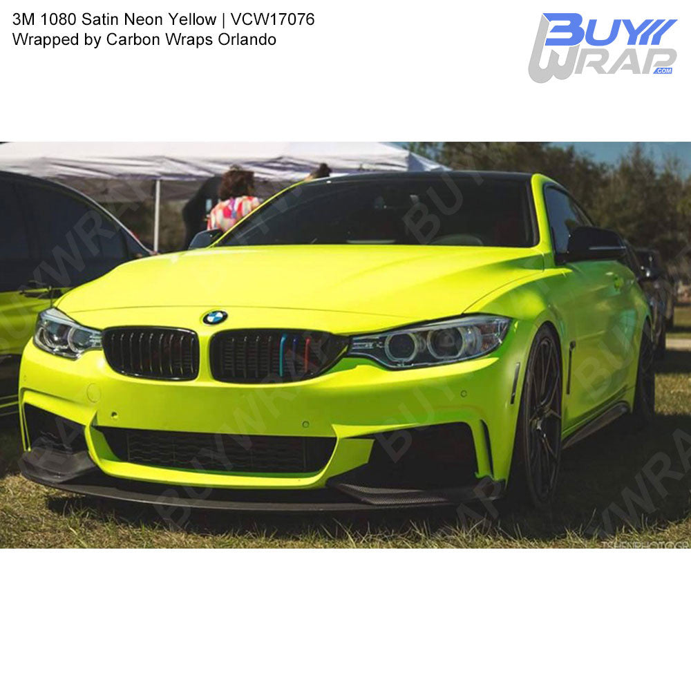 Satin Neon Yellow - 3M | BuyWrap.com