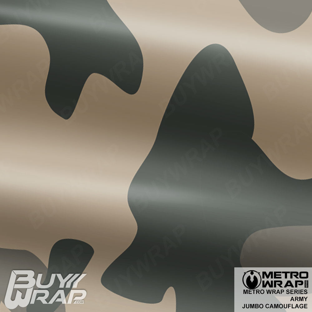 Jumbo Army Camouflage - Metro Wrap | BuyWrap.com