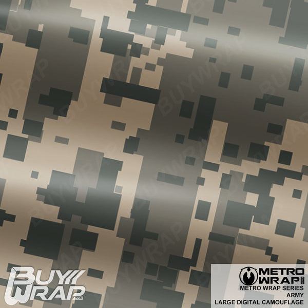Large Digital Army Camouflage - Metro Wrap | BuyWrap.com