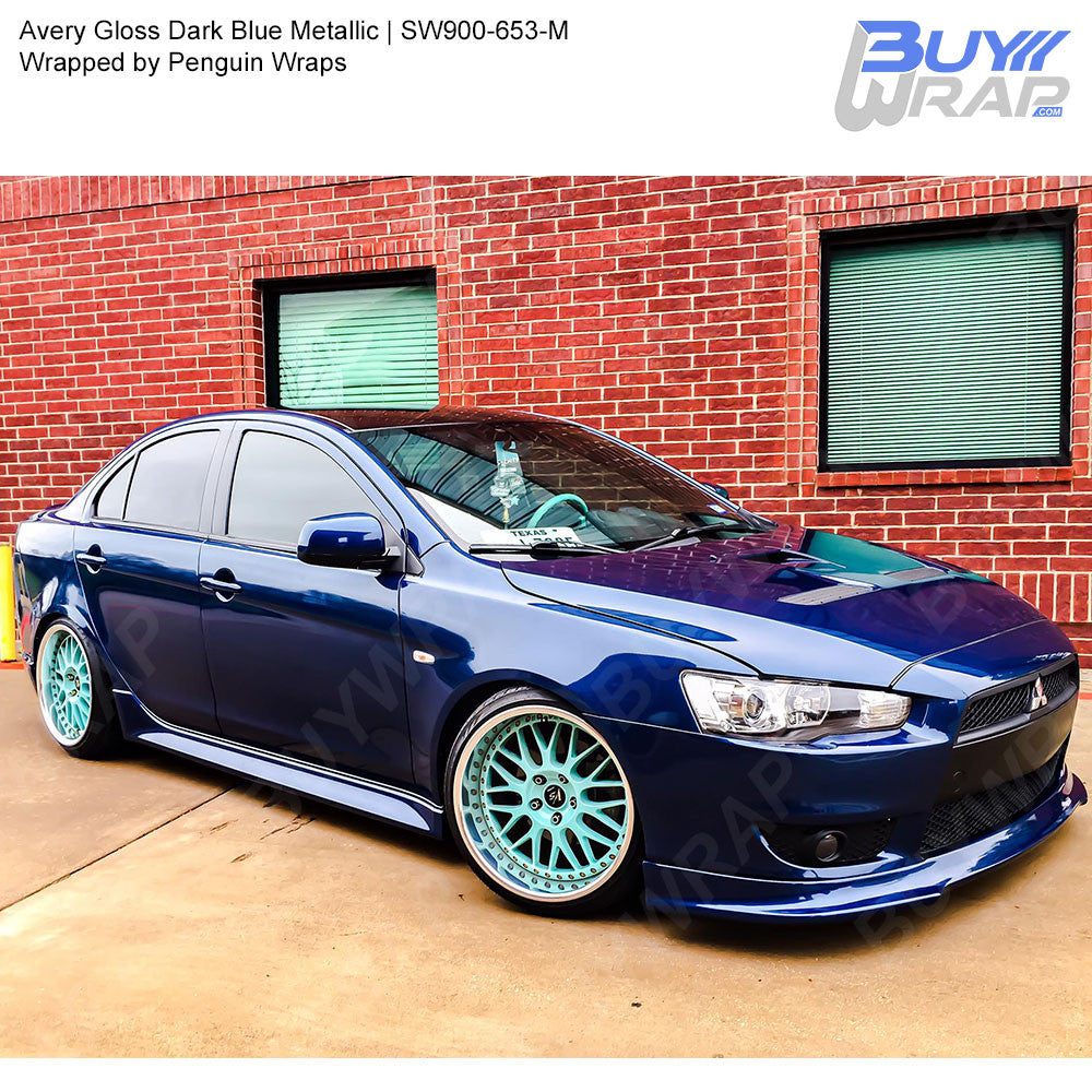 Dark Blue Metallic Paint