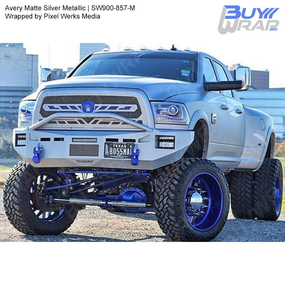 Matte Silver Metallic - Avery Dennison | BuyWrap.com