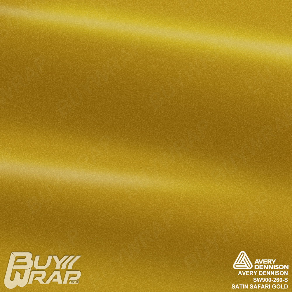 Satin Safari Gold - Avery Dennison | BuyWrap.com