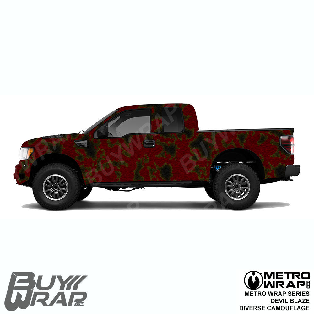 Devil Blaze Diverse Camouflage - Metro Wrap | BuyWrap.com