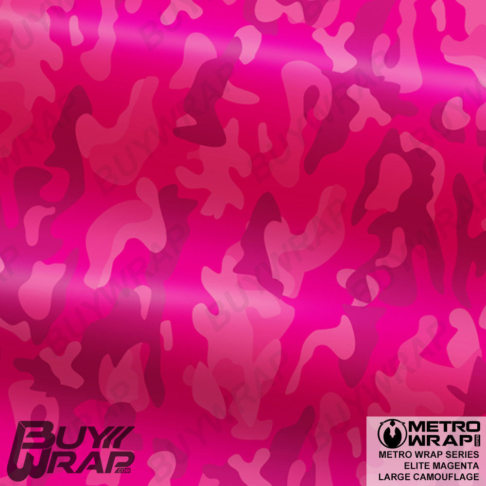 Large Elite Magenta Camouflage - Metro Wrap | BuyWrap.com