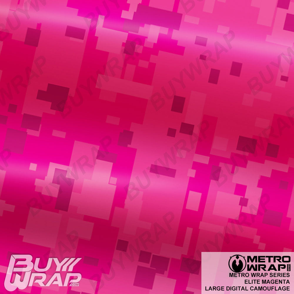 Large Digital Elite Magenta Camouflage - Metro Wrap | BuyWrap.com