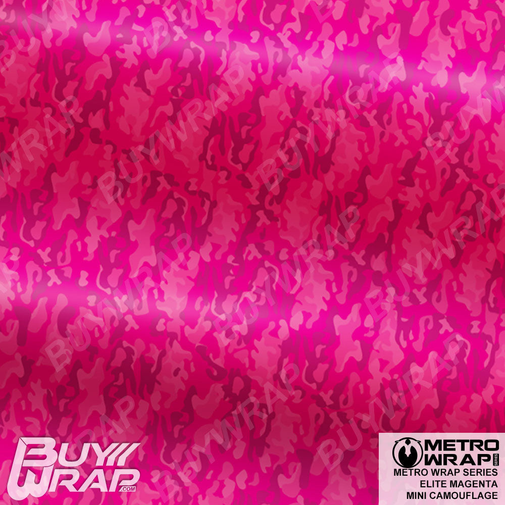Mini Elite Magenta Camouflage - Metro Wrap | BuyWrap.com