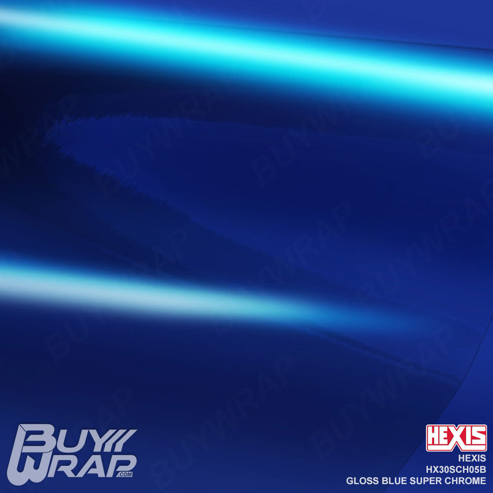 Gloss Blue Super Chrome - Hexis | BuyWrap.com