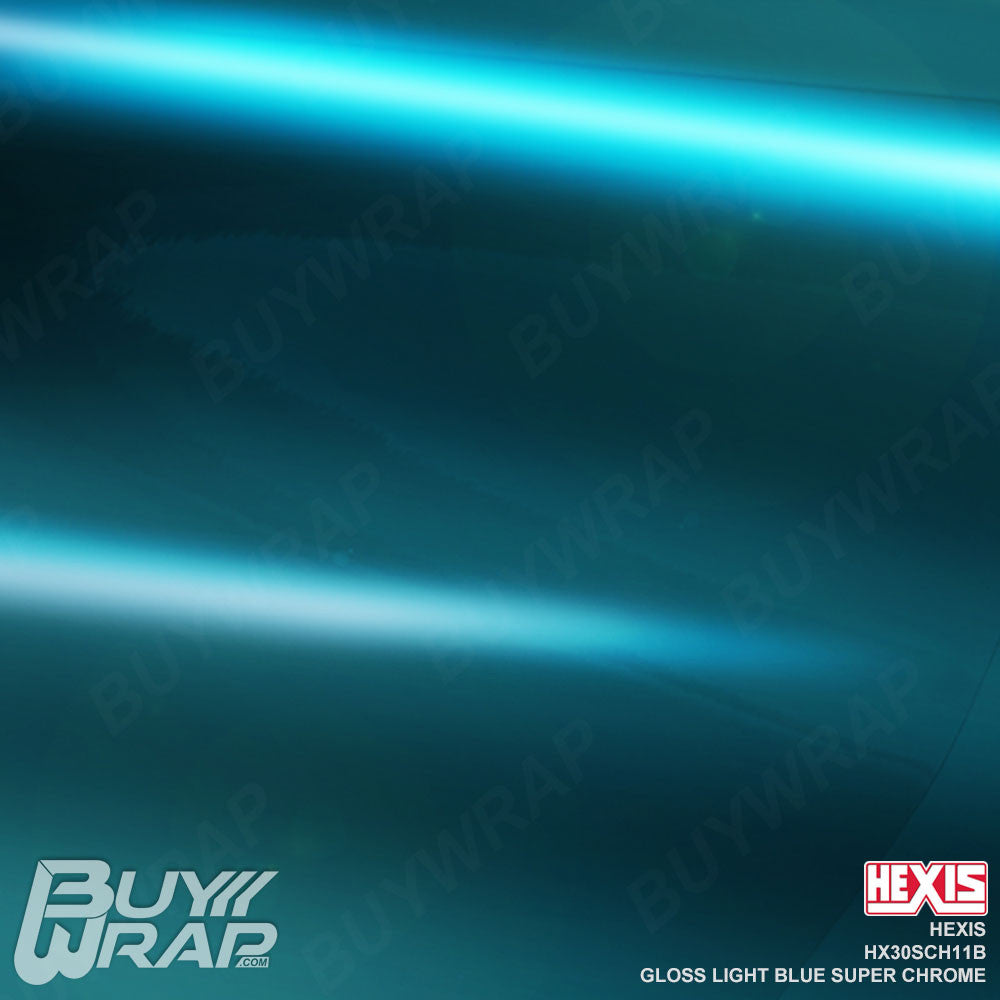 Gloss Light Blue Chrome - Hexis | BuyWrap.com