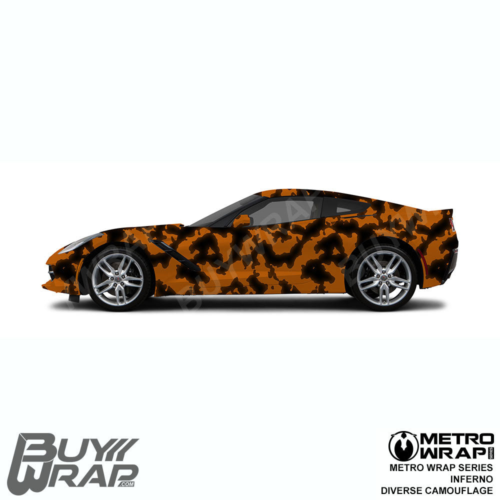 Inferno Diverse Camouflage - Metro Wrap | BuyWrap.com