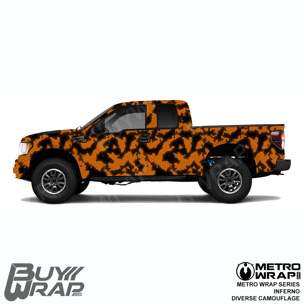 Inferno Diverse Camouflage - Metro Wrap | BuyWrap.com