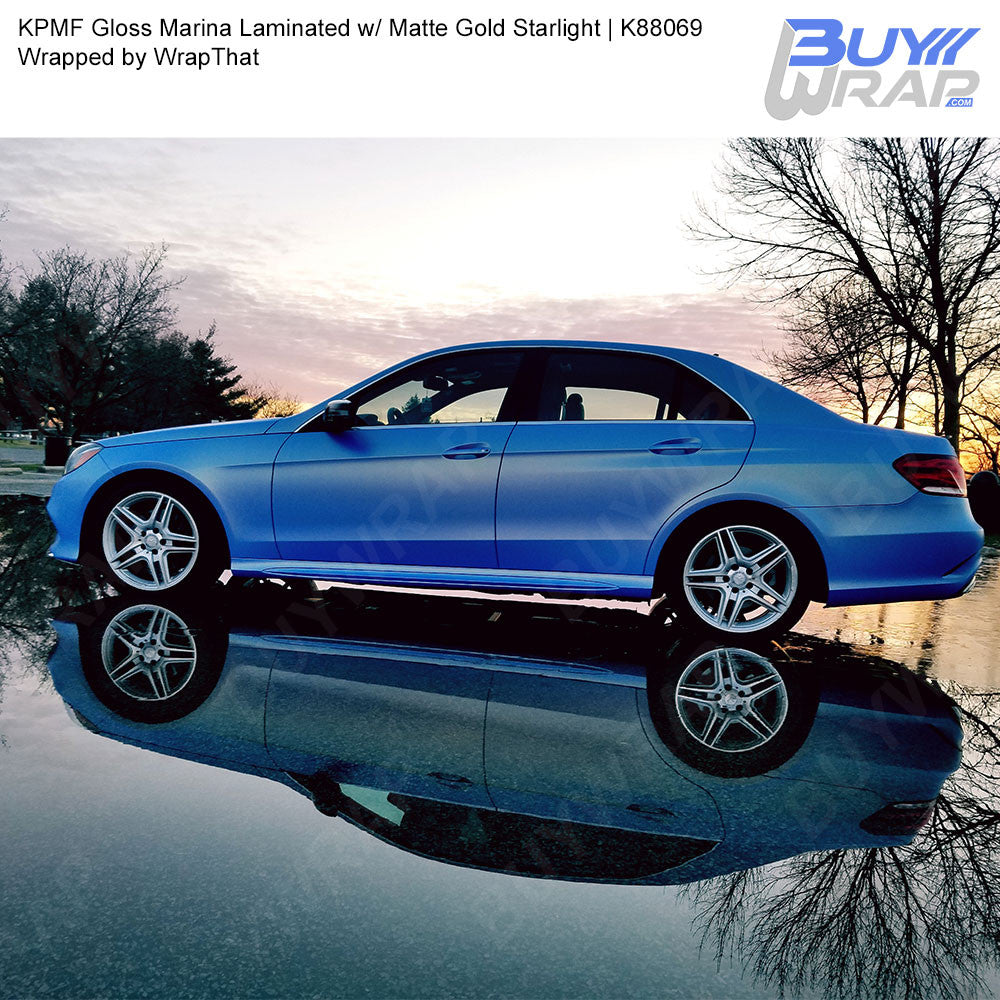 Matte Gold Starlight - KPMF Overlaminate | BuyWrap.com