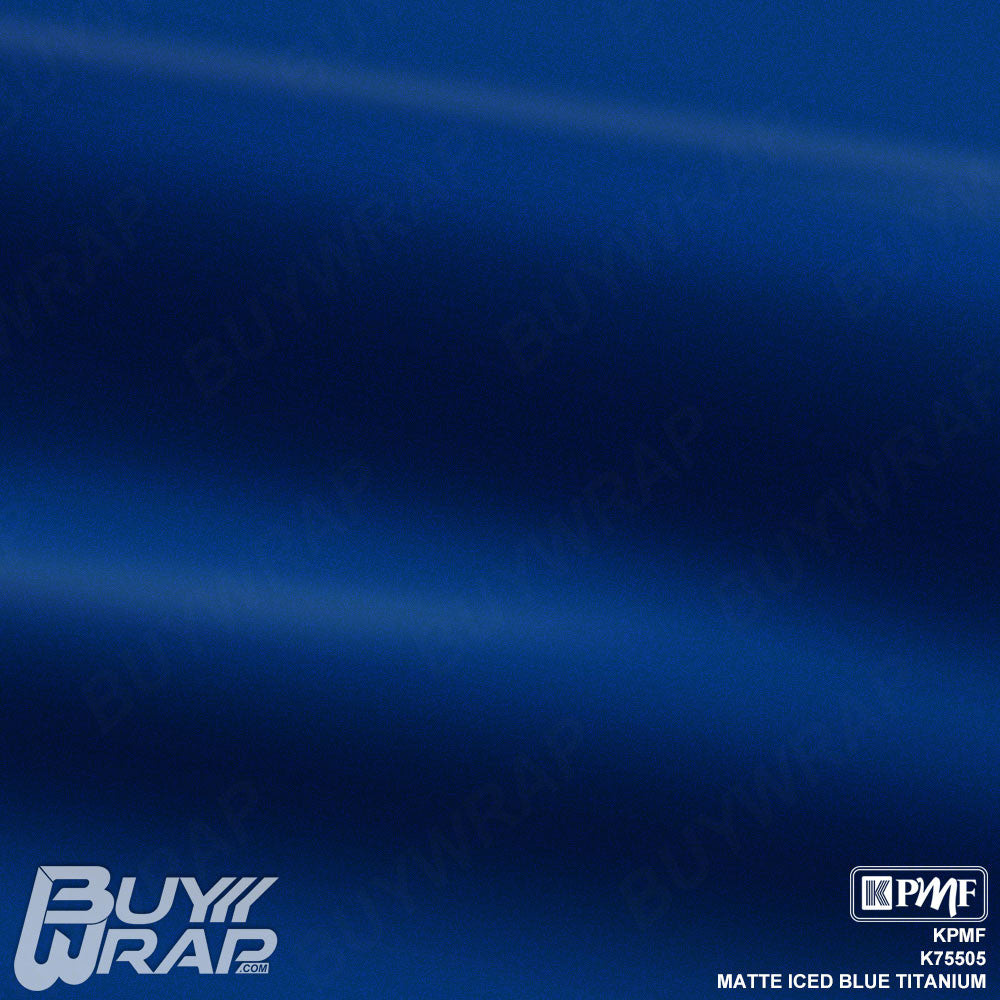 Matte Iced Blue Titanium - KPMF | BuyWrap.com