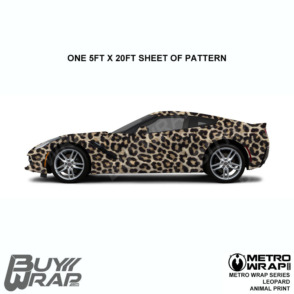 Leopard Animal Print - Metro Wrap | BuyWrap.com