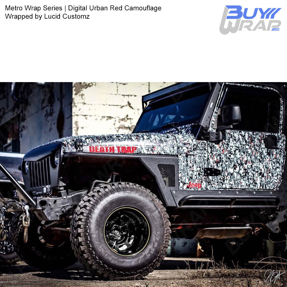 Camouflage Wrap For Jeeps