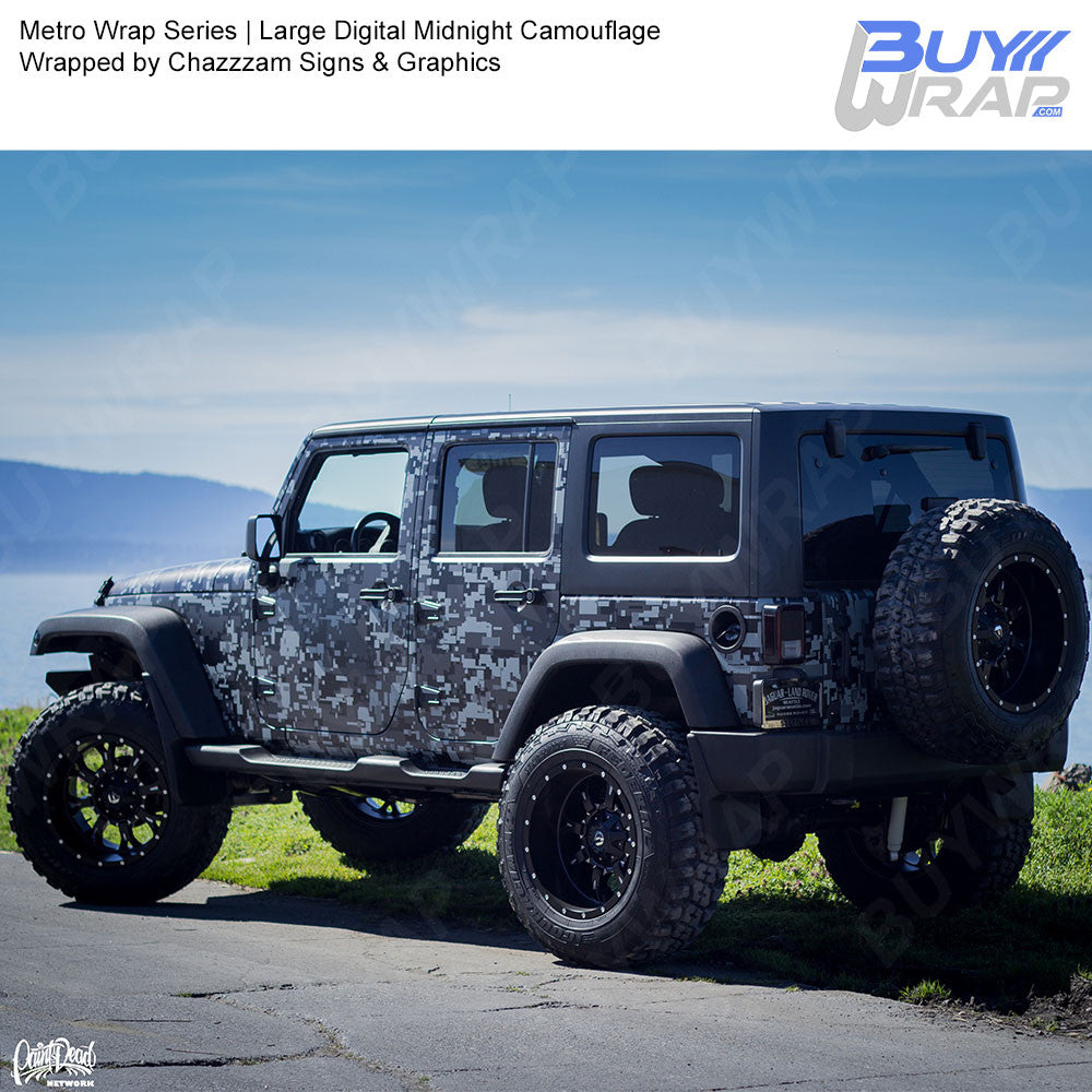 Camouflage Wrap For Jeeps