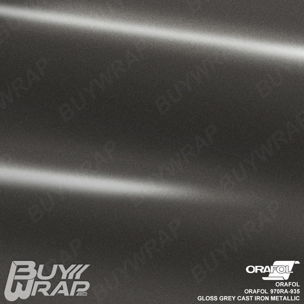 Gloss Gray Cast Iron Metallic - Orafol | BuyWrap.com