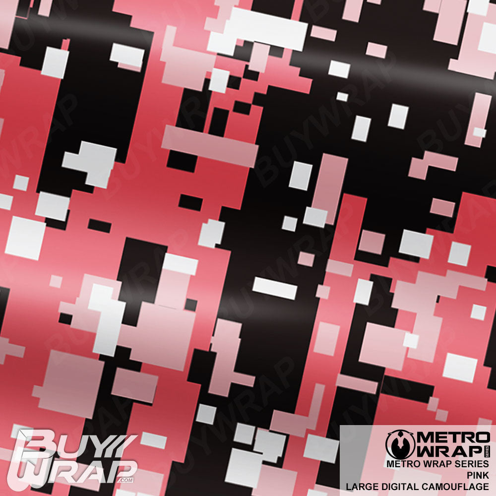 Large Digital Pink Camouflage - Metro Wrap | BuyWrap.com