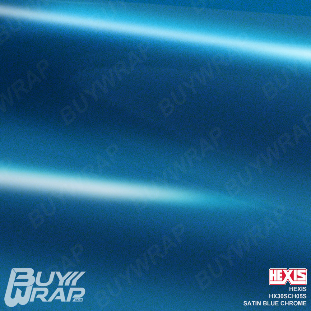 Satin Blue Super Chrome - Hexis | BuyWrap.com