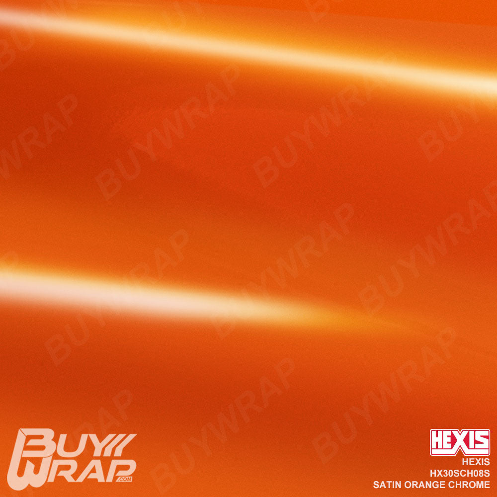 Satin Orange Super Chrome - Hexis | BuyWrap.com