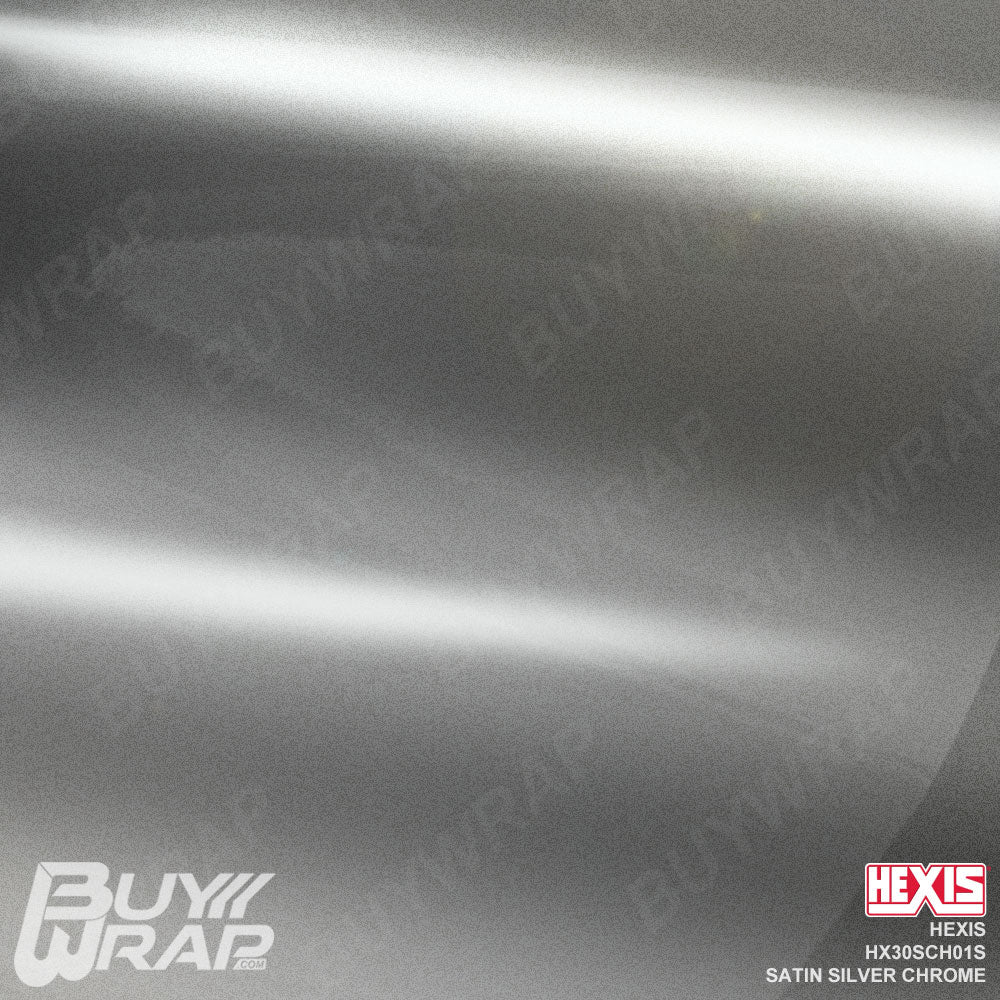 Satin Silver Super Chrome - Hexis | BuyWrap.com
