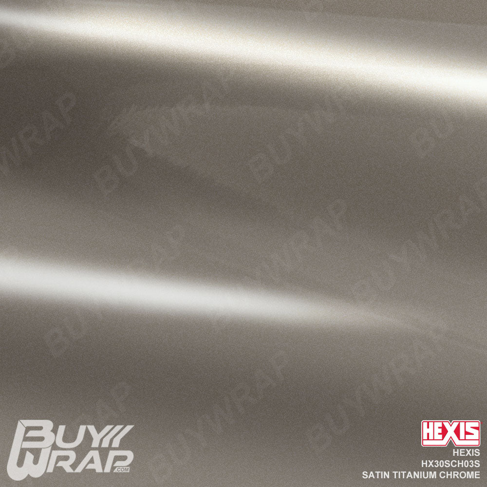 Satin Titanium Super Chrome - Hexis | BuyWrap.com
