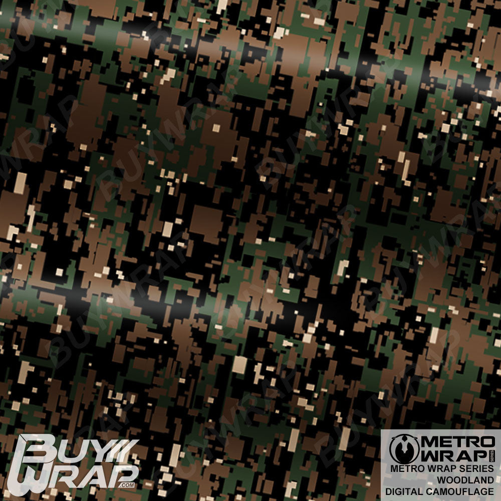 Digital Woodland Camo Pattern